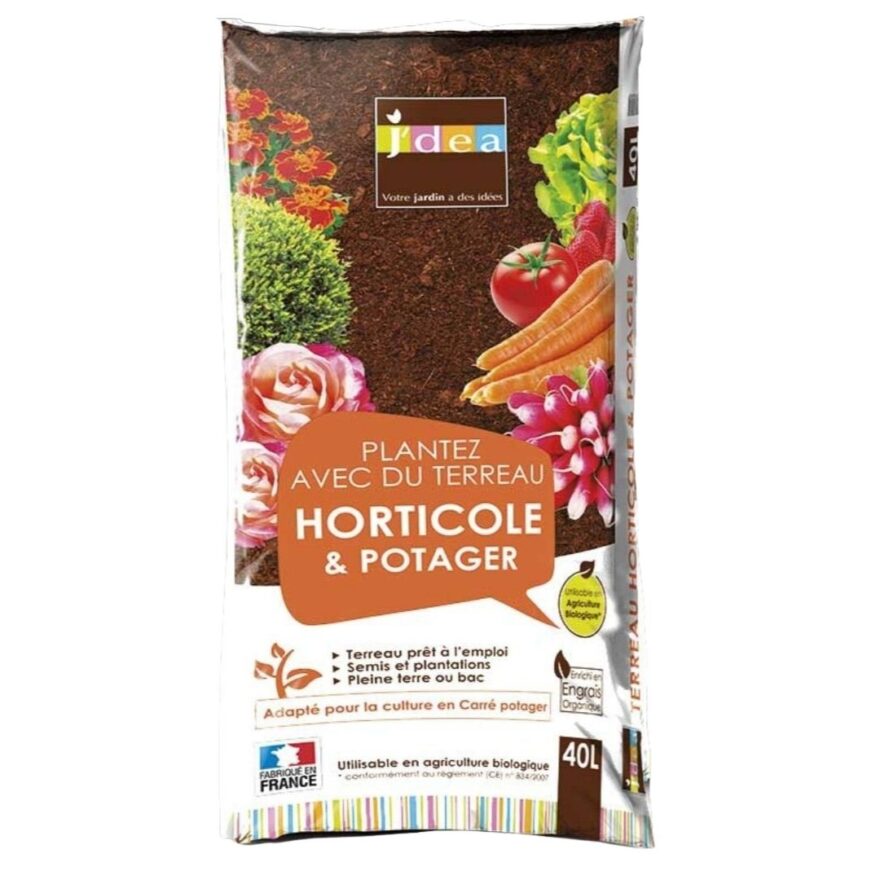 Terreau Horticole Potager 40L - Socali