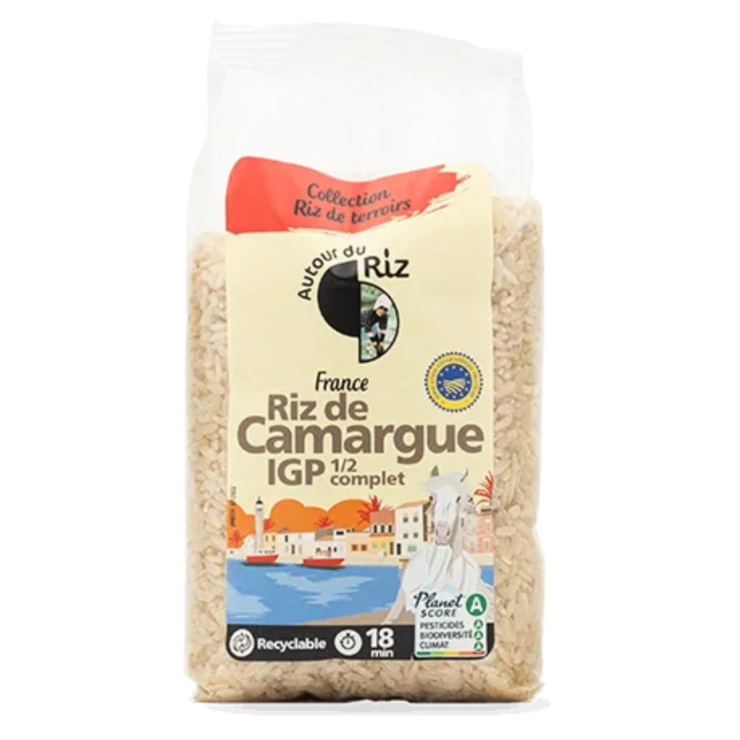 Riz de Camargue IGP 1/2 Complet 400g - Socali
